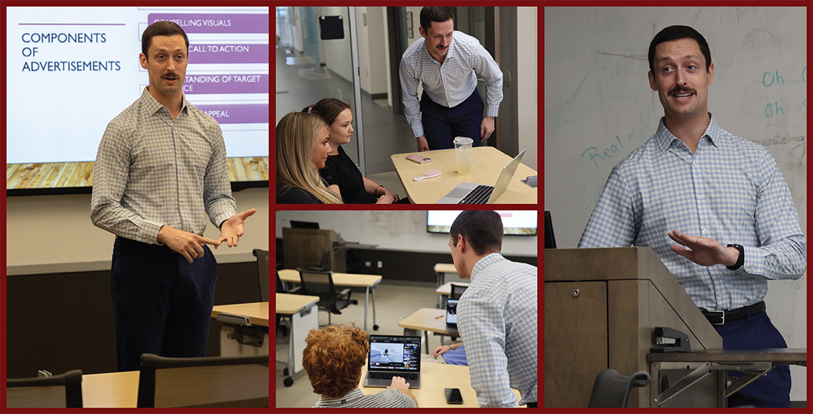 Brett Robertson awarded the Michael J. Mungo Undergraduate Teaching ...